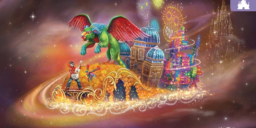 First Look at Disney Starlight Parade’s Coco Float and Poster - Crazy ...